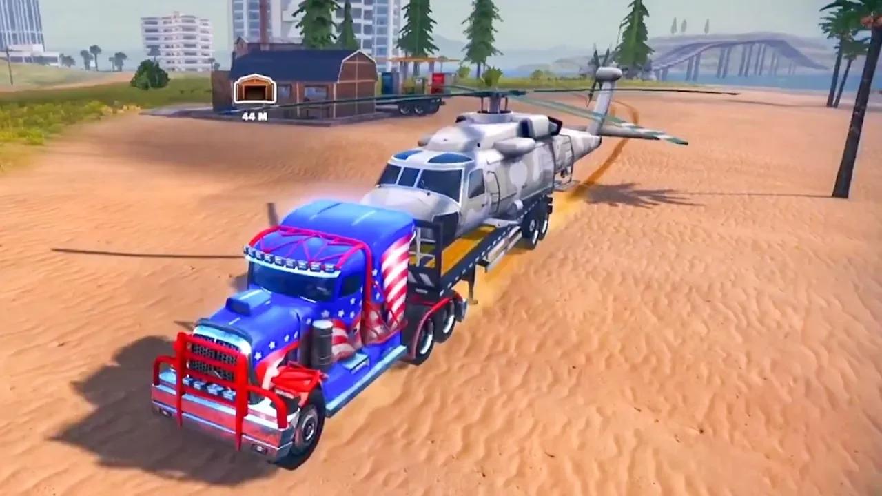 Maximus Truck Transport Oversized Army Helicopter - Off The Road ...