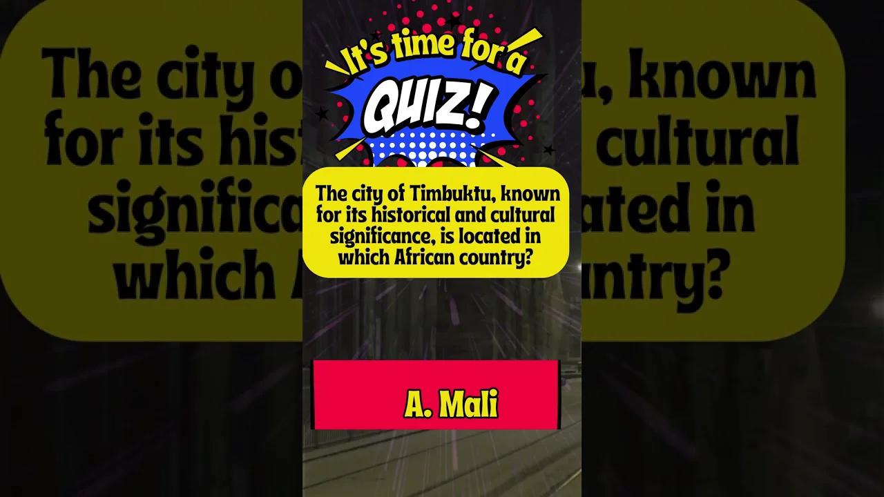 Global Explorer: Geography Quiz Series 8