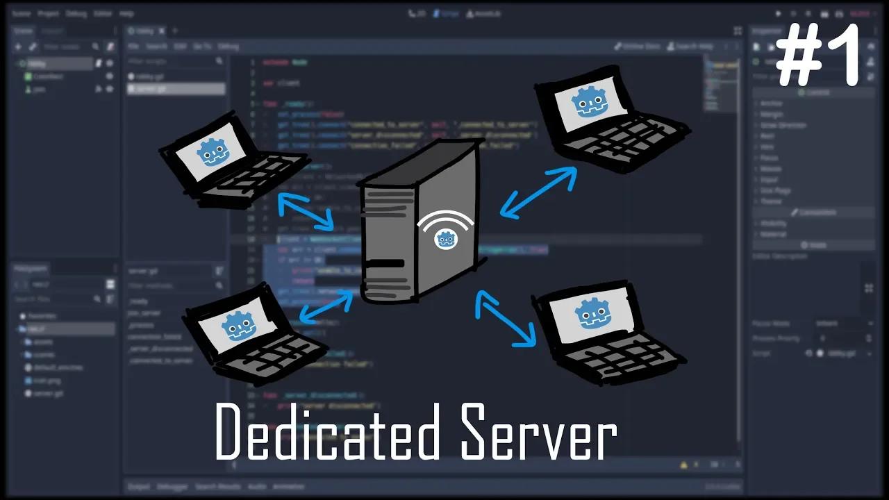 Godot server to client connection with High Level Multiplayer and WebSockets | Part 1