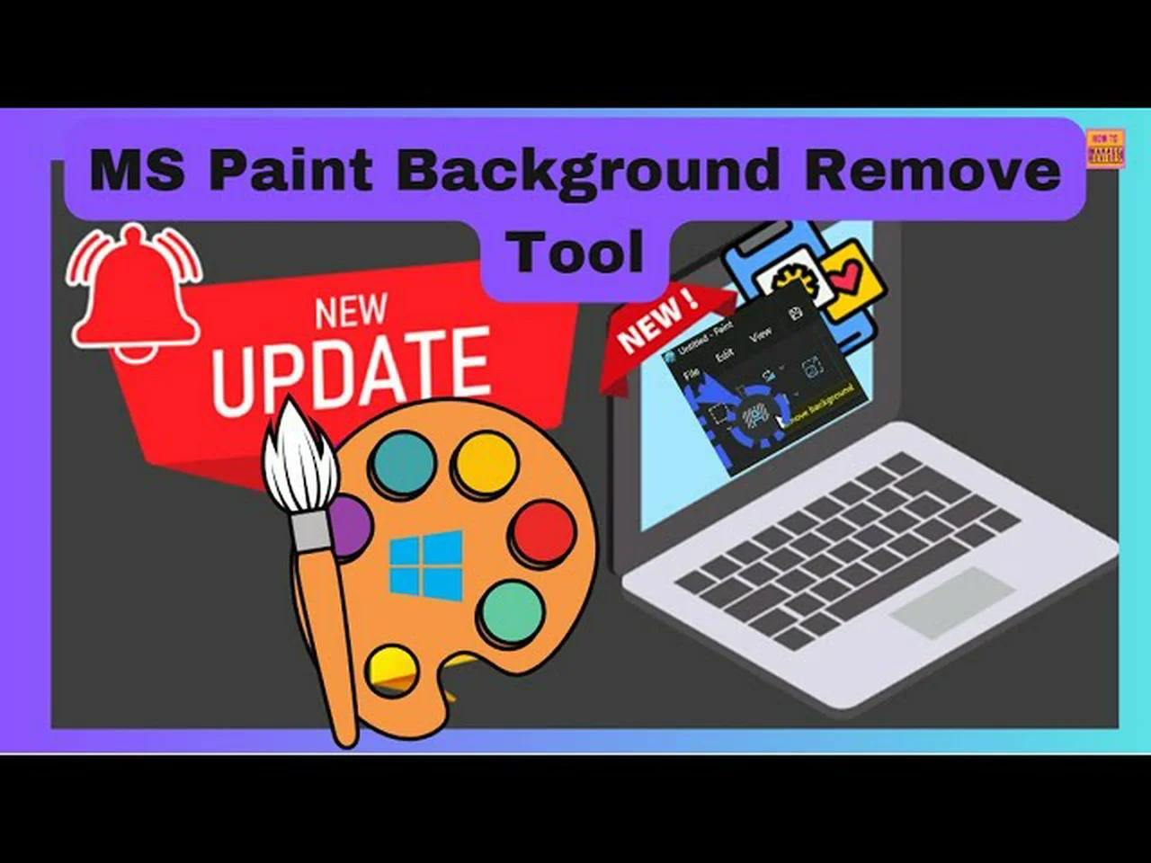 MS Paint Background Removal Tool Detailed Review