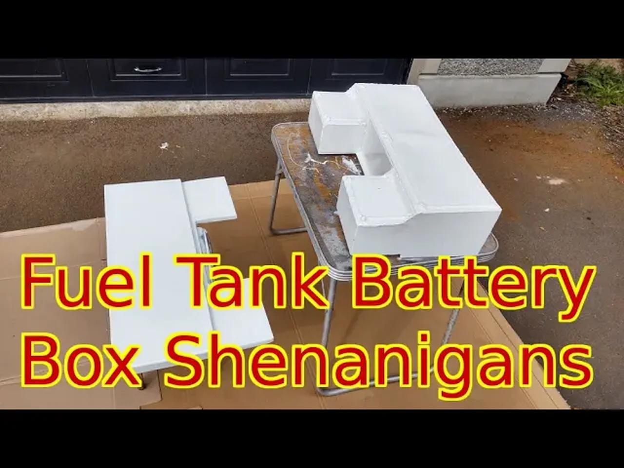 DIY EV Part 19 - Fuel Tank Battery Box Build and Inverter Positioning