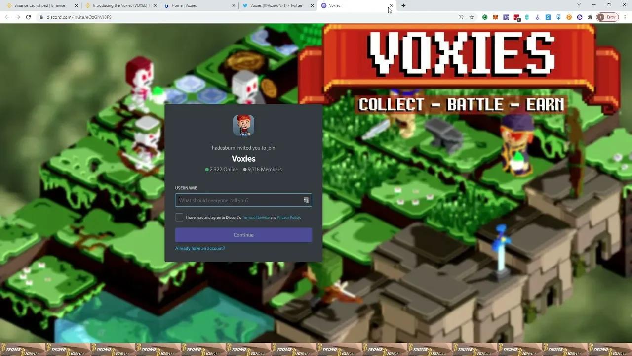 NUEVO Token Voxel Voxies Game 3D LaunchPad Binance