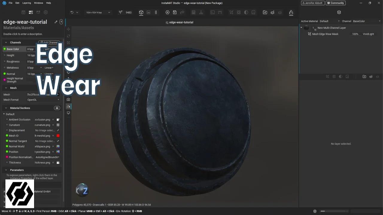 How to create edge wear for textures | InstaMAT Tutorial [REQUESTED]