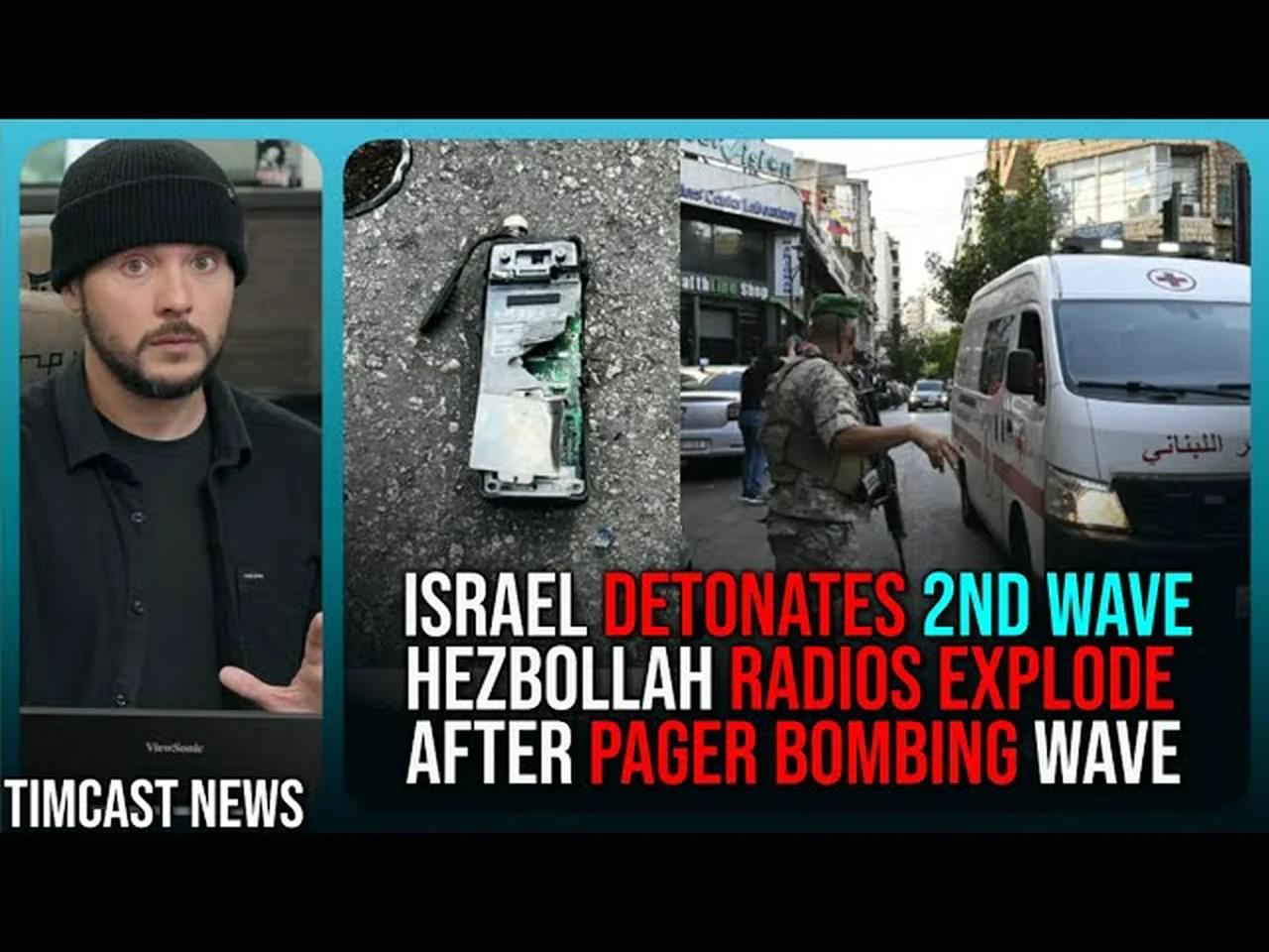 Israel Detonates SECOND WAVE, Hezbollah Radios Begin Exploding Just ...