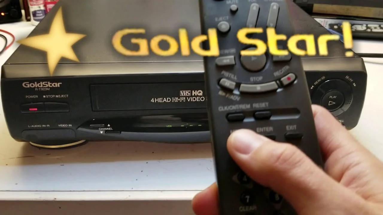 GoldStar VCR overview and alignment (Model R-T923M)