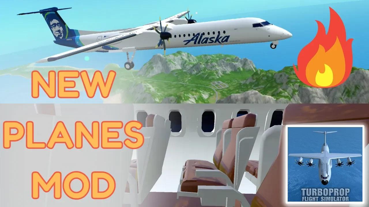 NEW PLANES: INSANE TFS MOD | FULL REVIEW | Turboprop Flight Simulator