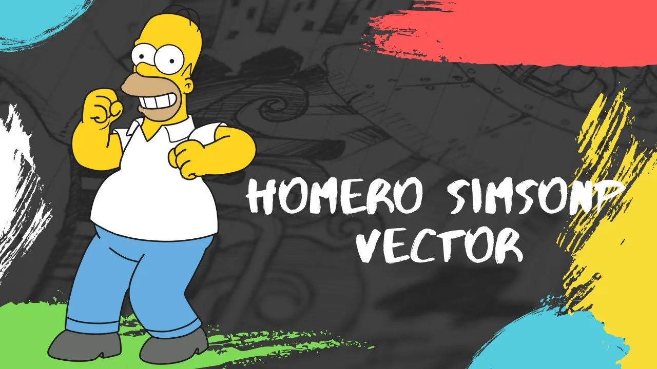 HOMERO SIMPSON VECTOR COREL DRAW