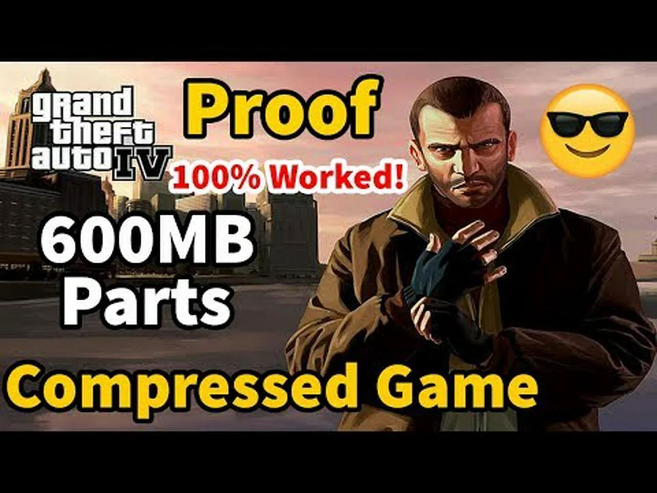 (600MB) How To Download And Install GTA 4 Highly Compressed On PC With ...