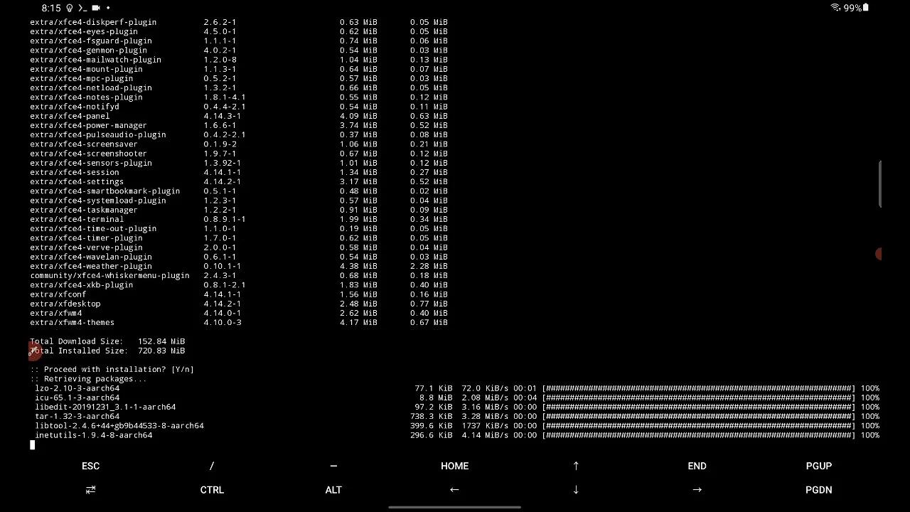 How to install manjaro on Mobile/Tablet using Termux (64 Bit Only)
