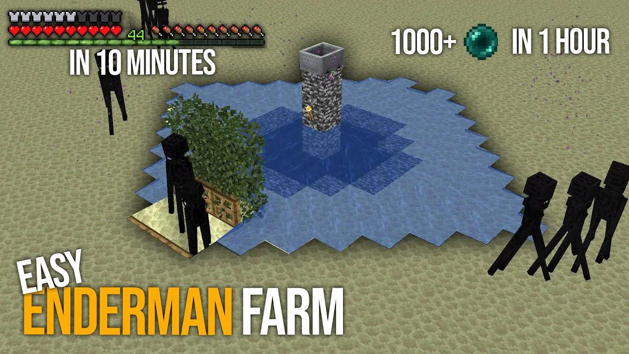 Minecraft Easy Enderman Farm