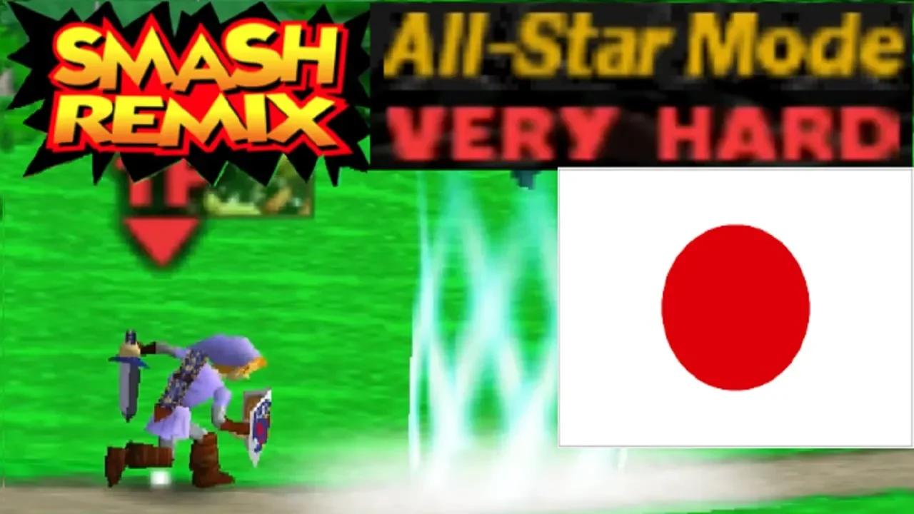 Smash Remix - All-Star Mode Gameplay with NTSC-J Link (VERY HARD)