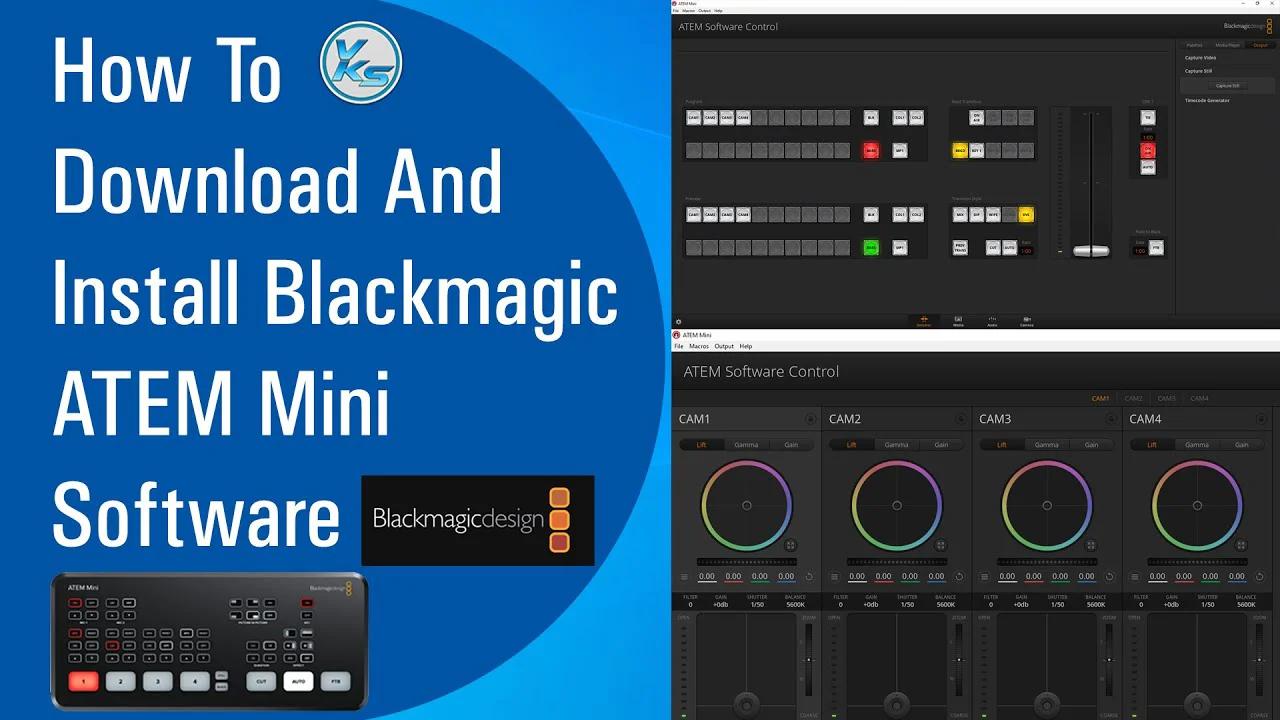 How To Download And Install Blackmagic ATEM Mini Software | Step by ...