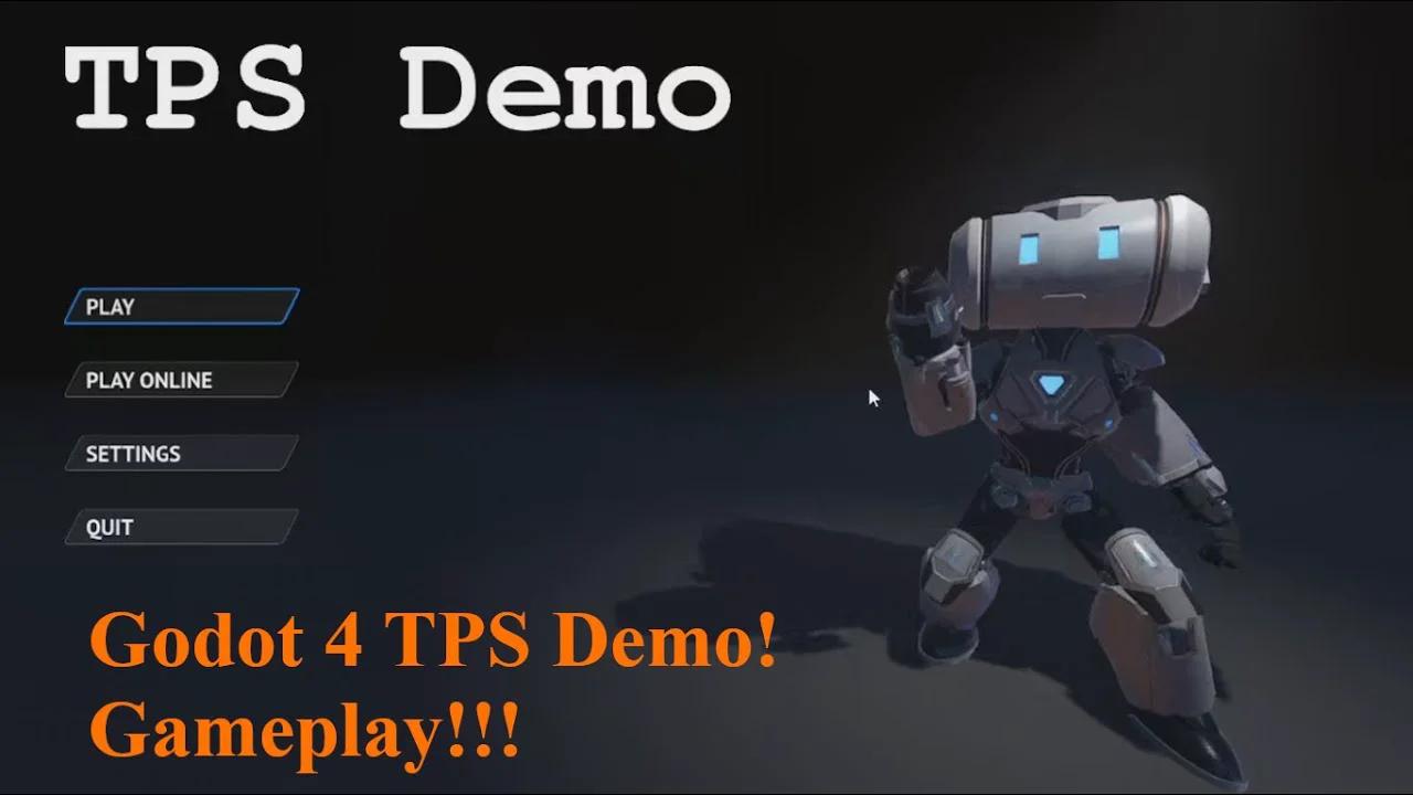 Playing with the TPS Demo of Godot Engine 4.3