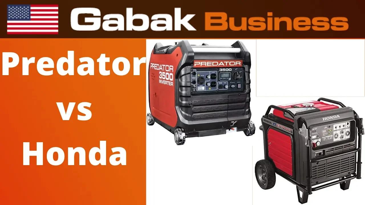 Difference between Honda & Predator electric generator