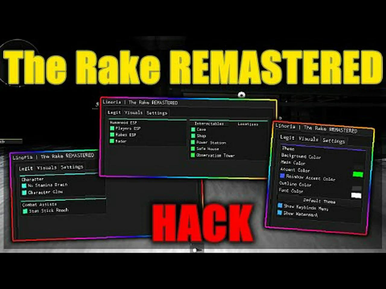 ROBLOX The Rake REMASTERED SCRIPT PASTEBIN GUI HACK (2022)
