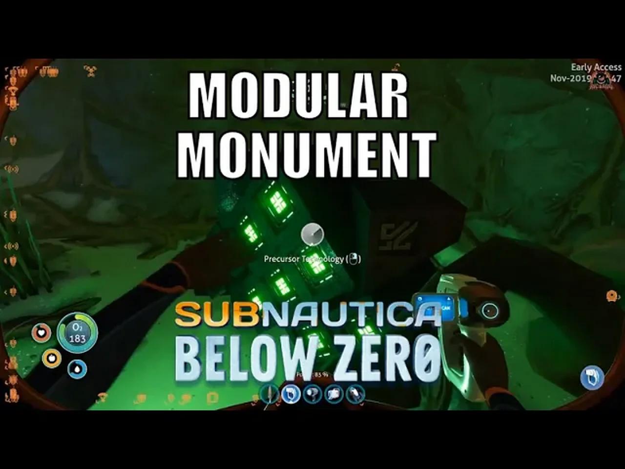 Subnautica Below Zero Finding the Modular Monument Precursor Technology