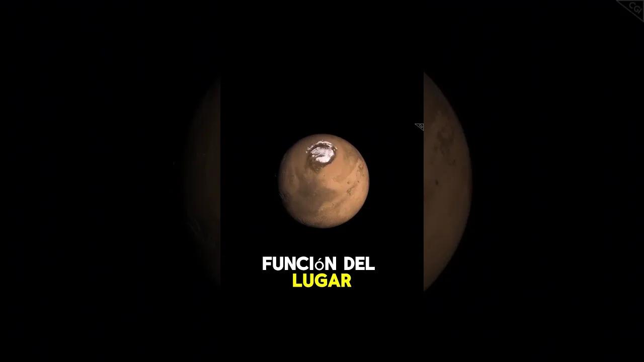 Marte vs Tierra ¿Qué tan parecido son ambos planetas?
