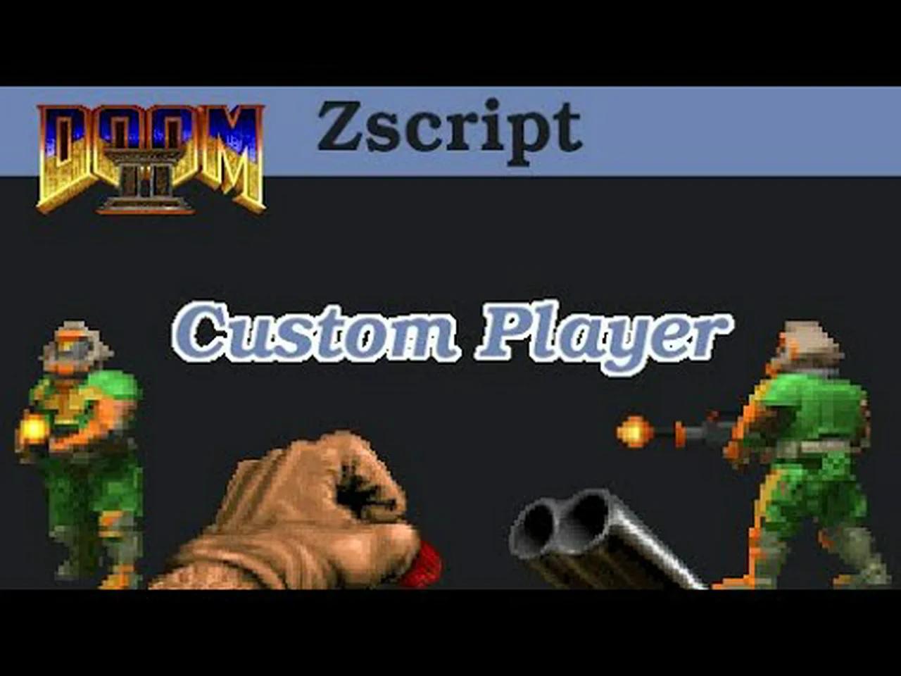 16 Doom Zscript Custom Player