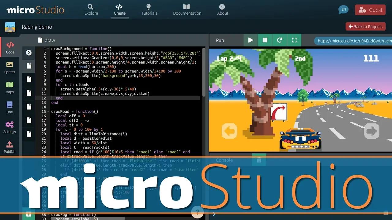 Microstudio Excellent New Game Engine For Beginners