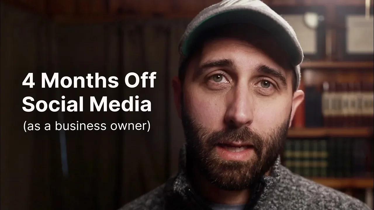 Quitting Social Media 4 Month Update