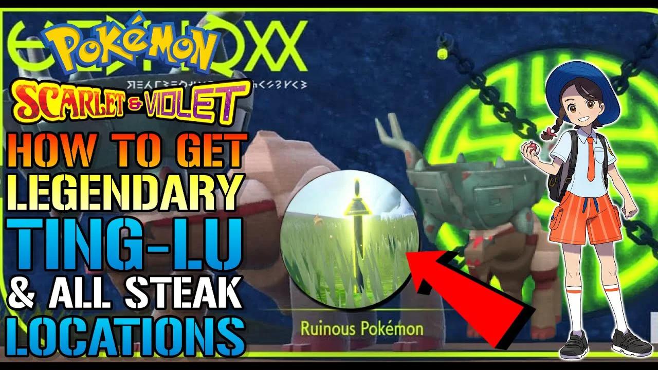 Pokemon Scarlet & Violet LEGENDARY Pokemon! "Ting Lu" How To Get It ...