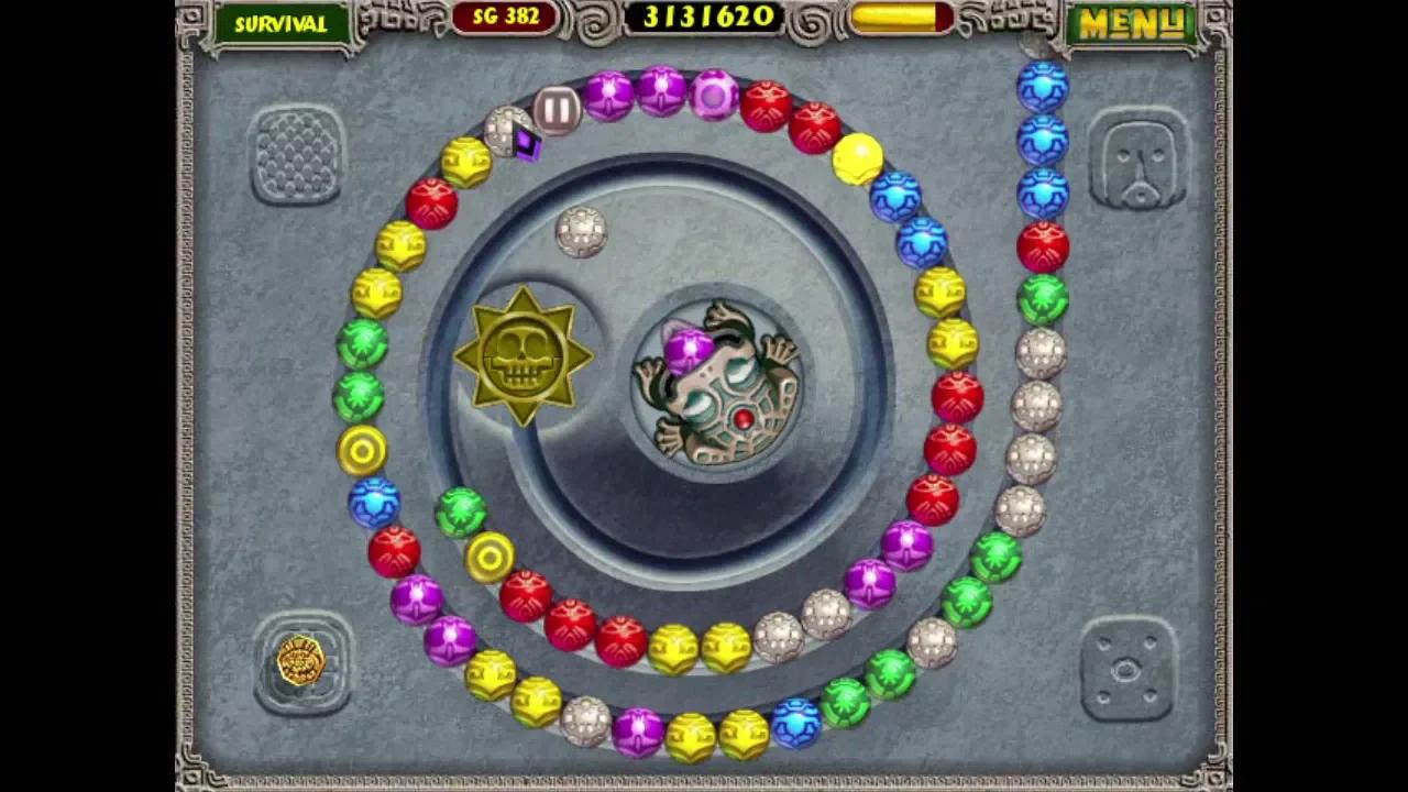 Zuma Deluxe - Gauntlet Survival - Spiral Of Doom Part 4