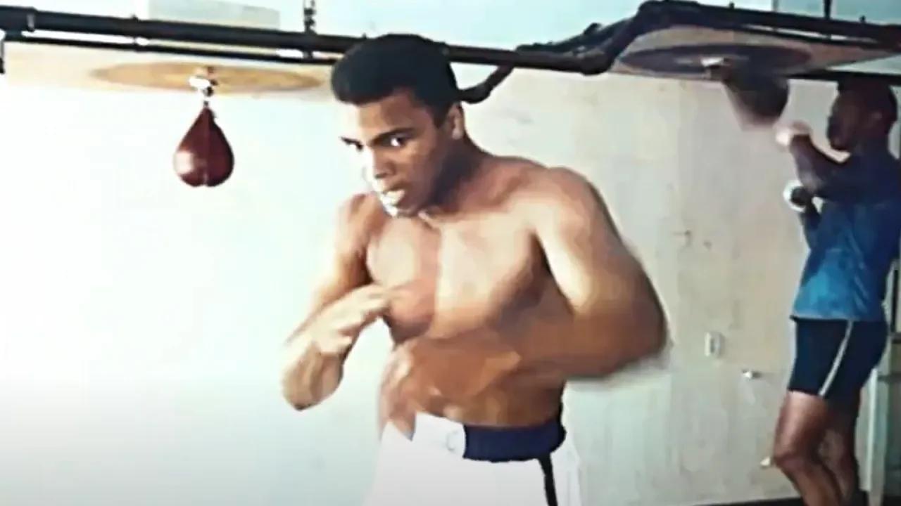 RARE Muhammad Ali Training - 1966 Colorized