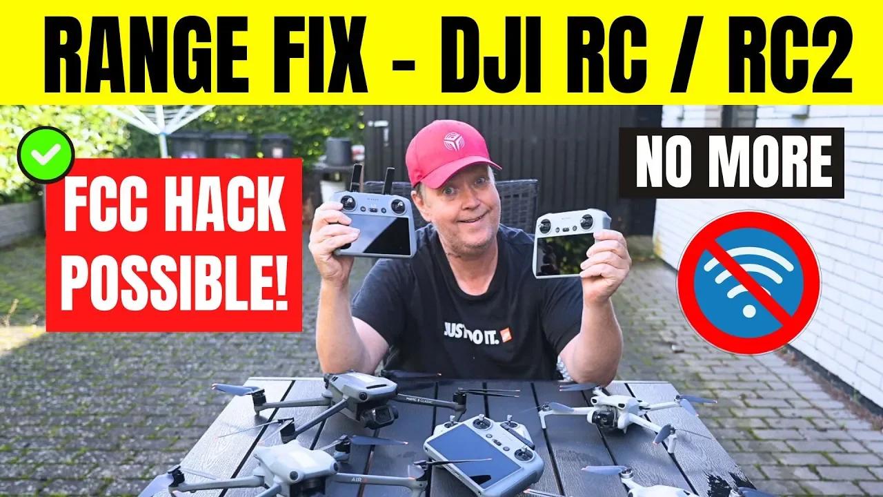 How to Unlock FCC Mode on ALL DJI Drones & FIX Bad Signal on DJI RC ...