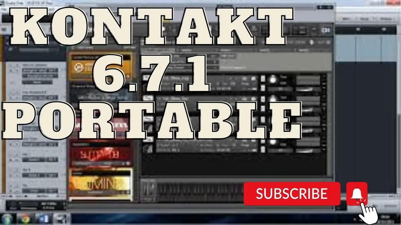 KONTAKT 6.7.1 PORTABLE, RITIMOS E SAMPLES PARA TECLADOS GRATIS