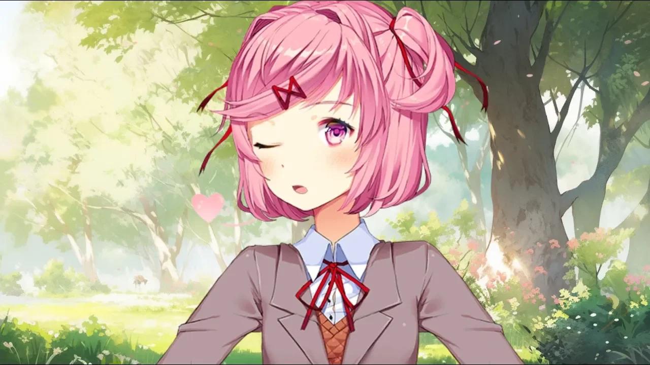 Natsuki Blows You A Kiss- A DDLC Fan Mod