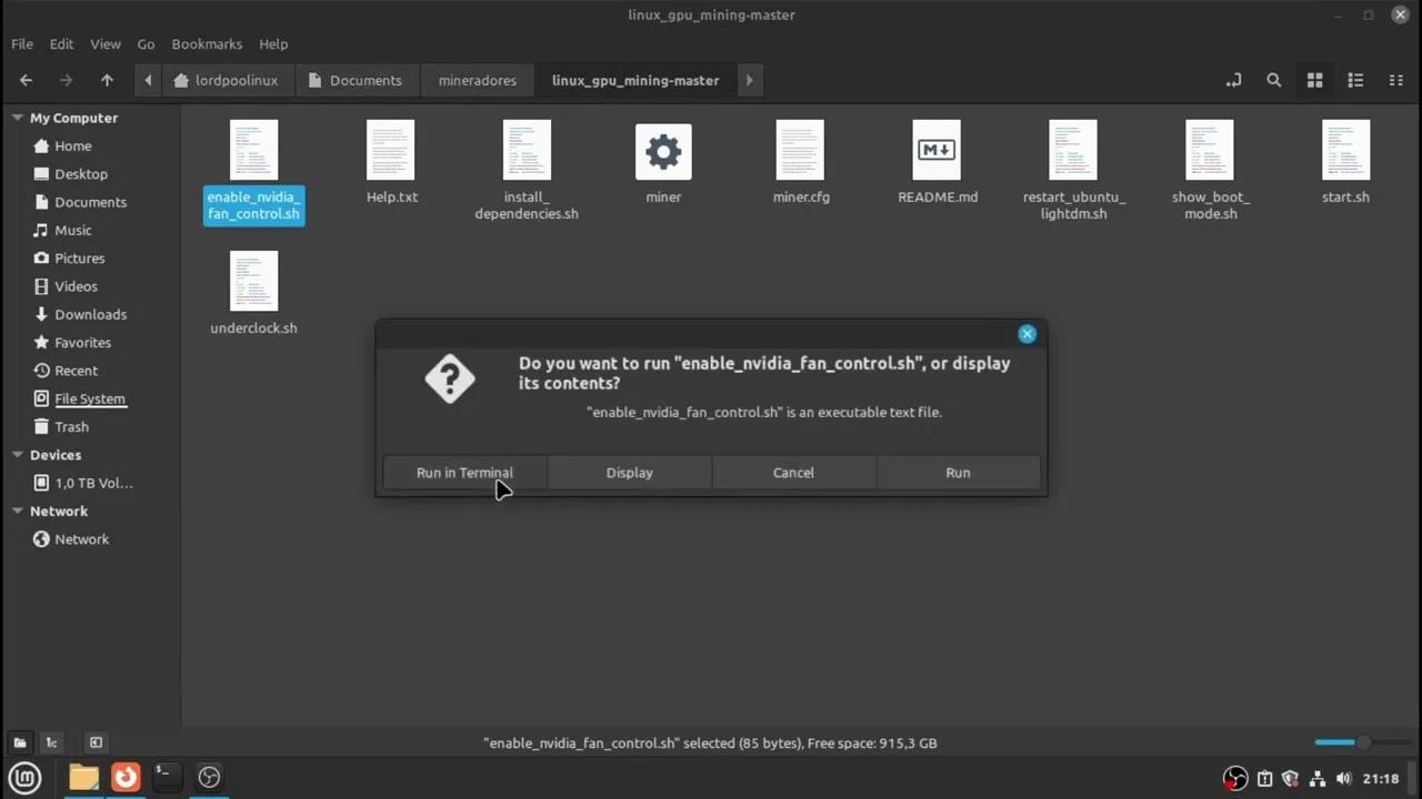 HOW MINING GPU IN LINUX