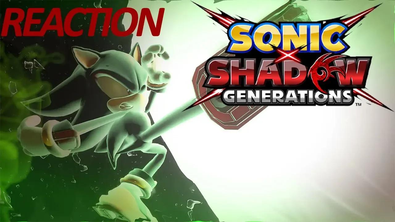 THE RETURN OF SHADOW! | Sonic X Shadow Generations Announcement Trailer ...
