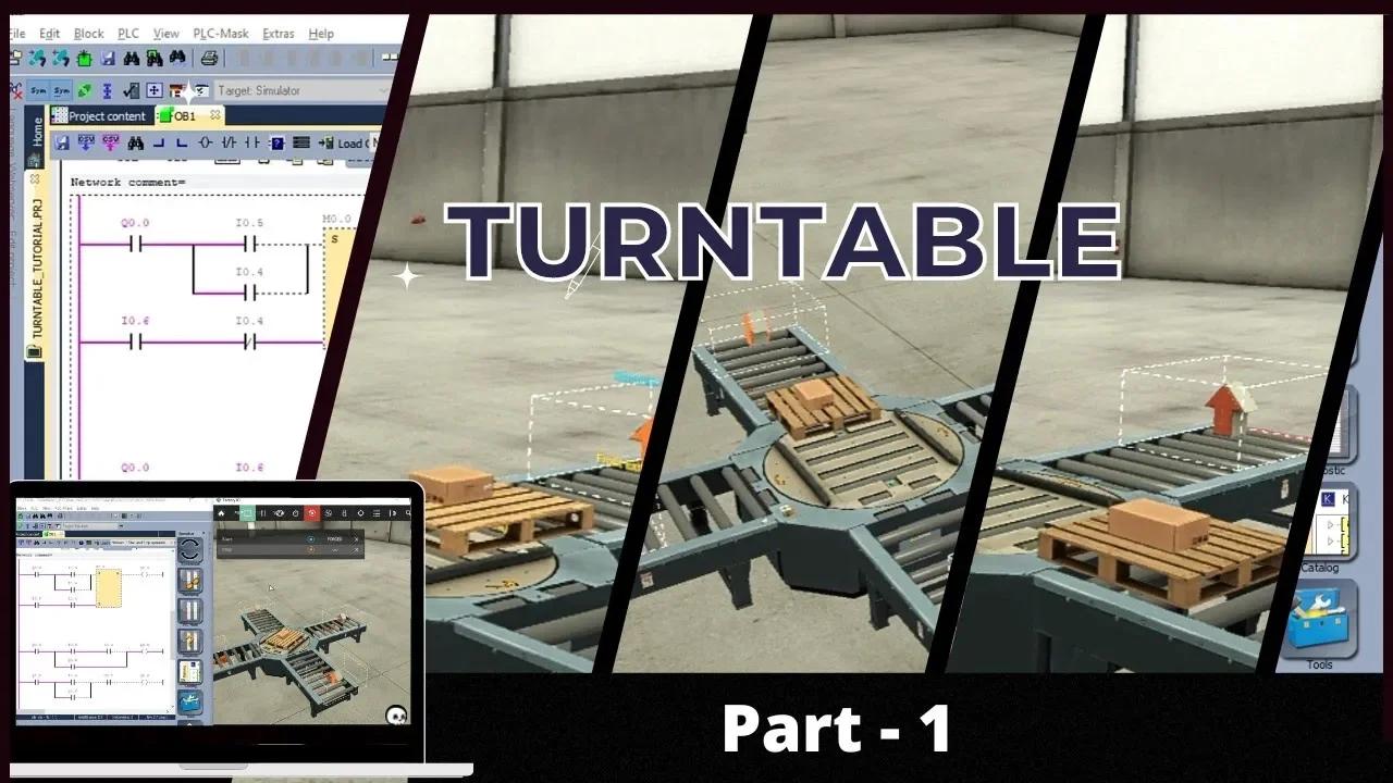 How To Use Turntable In 6 Minutes Plc Programming Factory Io