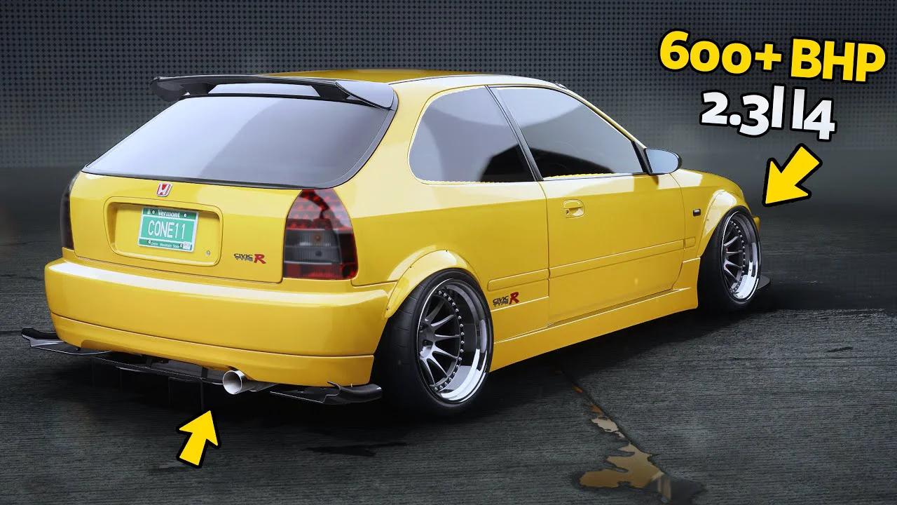 Need for Speed Unbound - Honda Civic Type-R Customization | Max Build S+