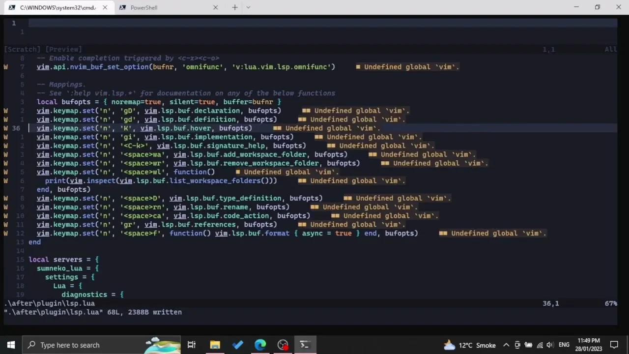 How to Setup LSP on Neovim with Auto Completion.