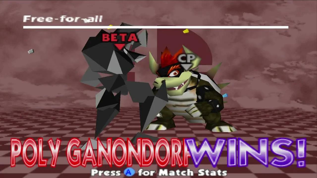 Smash Remix Gameplay - Polygon Ganondorf vs Giant Giga Bowser (CPU ...
