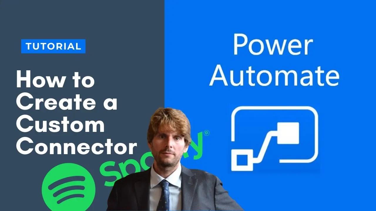 Power Automate Tutorial - Create Custom Connector for Spotify Power Automate Tutorial - Create Custom Connector for Spotify