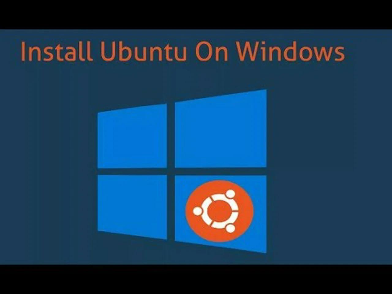 Installing Linux Subsystem on Windows 10
