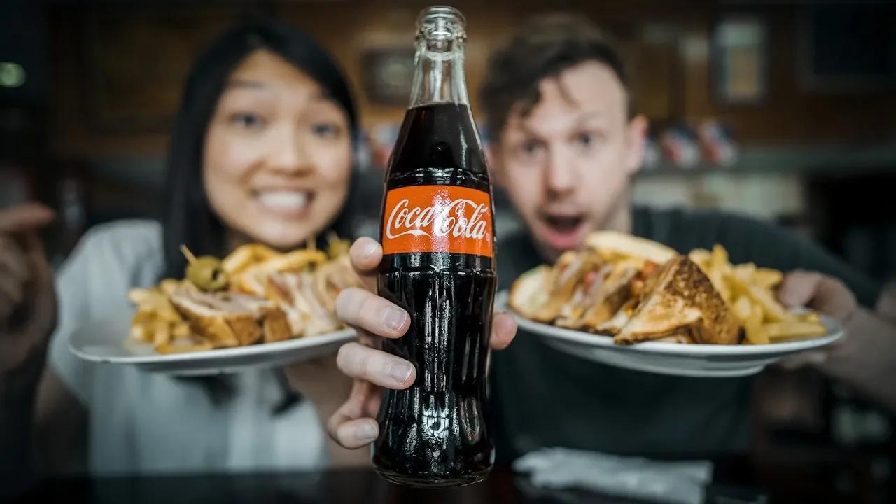 Eating at the ONLY Coca Cola Restaurant in the World in PANAMA