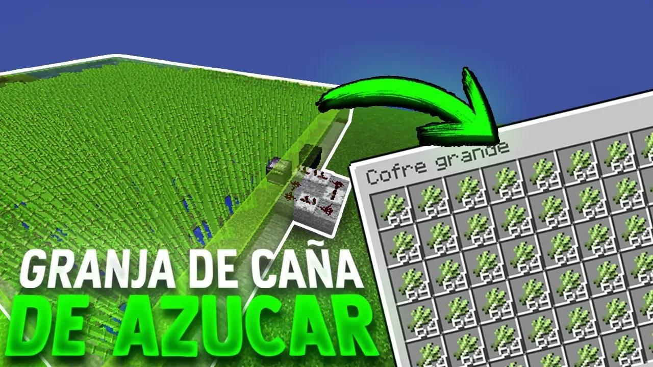 GRANJA de CAÑA DE AZUCAR para MINECRAFT 1.16+ 😱 TUTORIAL GRANJA DE CAÑA ...