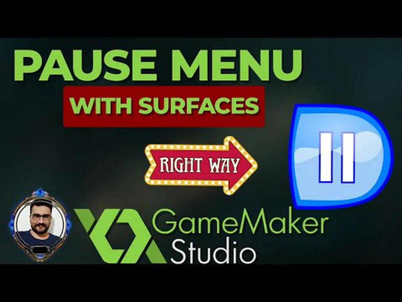 Pause menu in gamemaker studio beginner