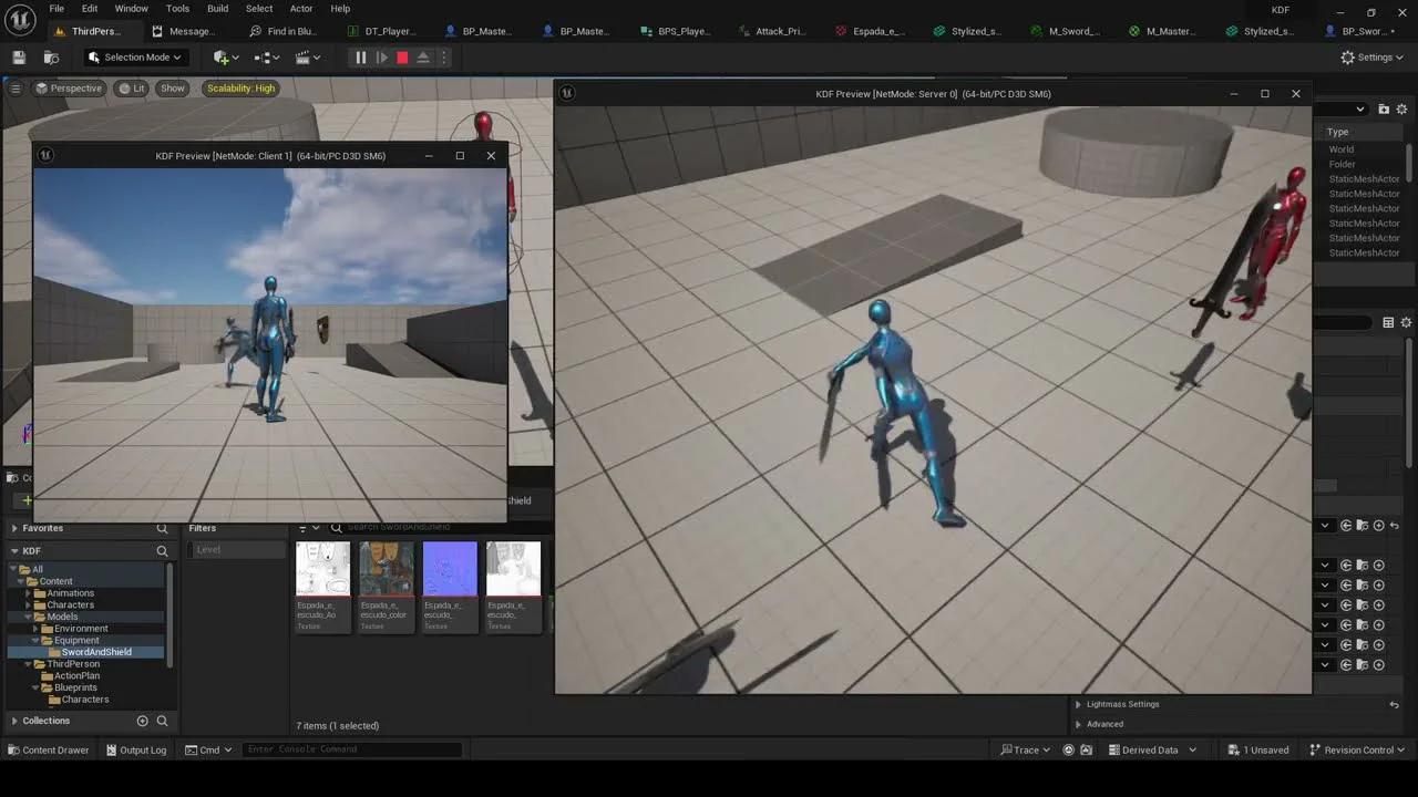 UE5 Coop Action Game 07 - Attack Rotation Improvement