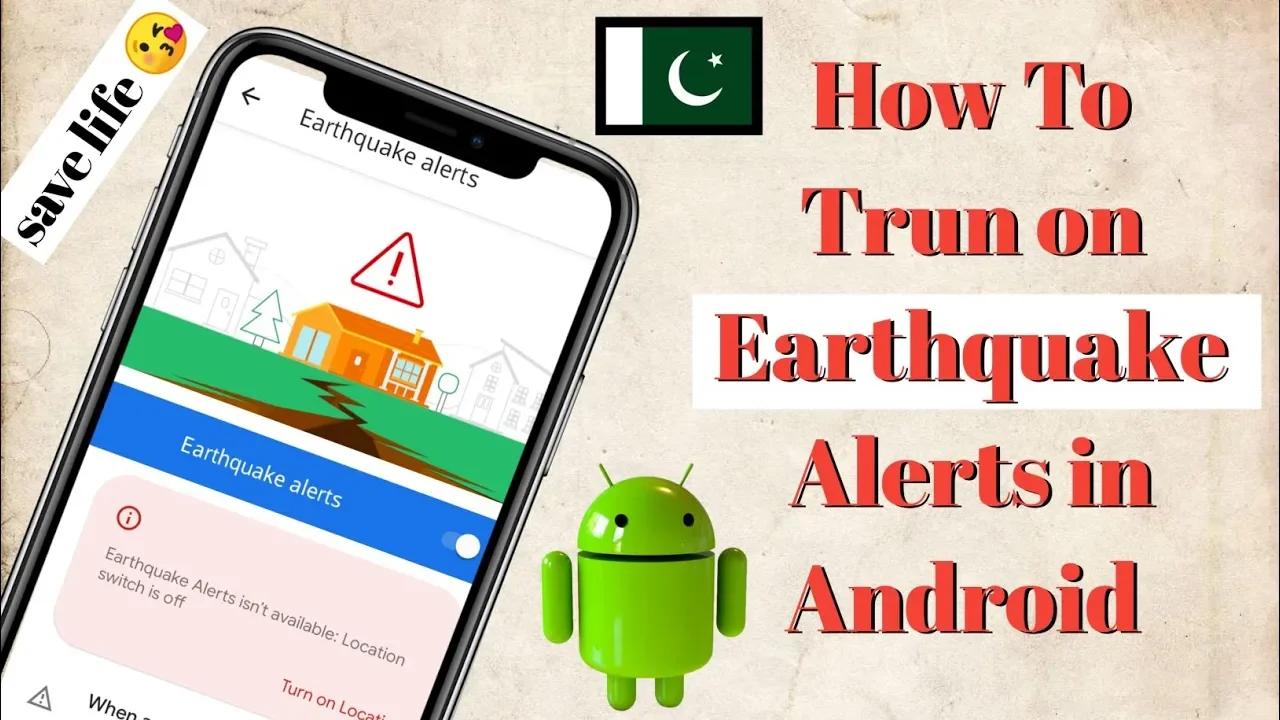 How To Trun on Earthquake Alerts in Android phone|Earthquake Alerts| Earthquake in Pakistan|India