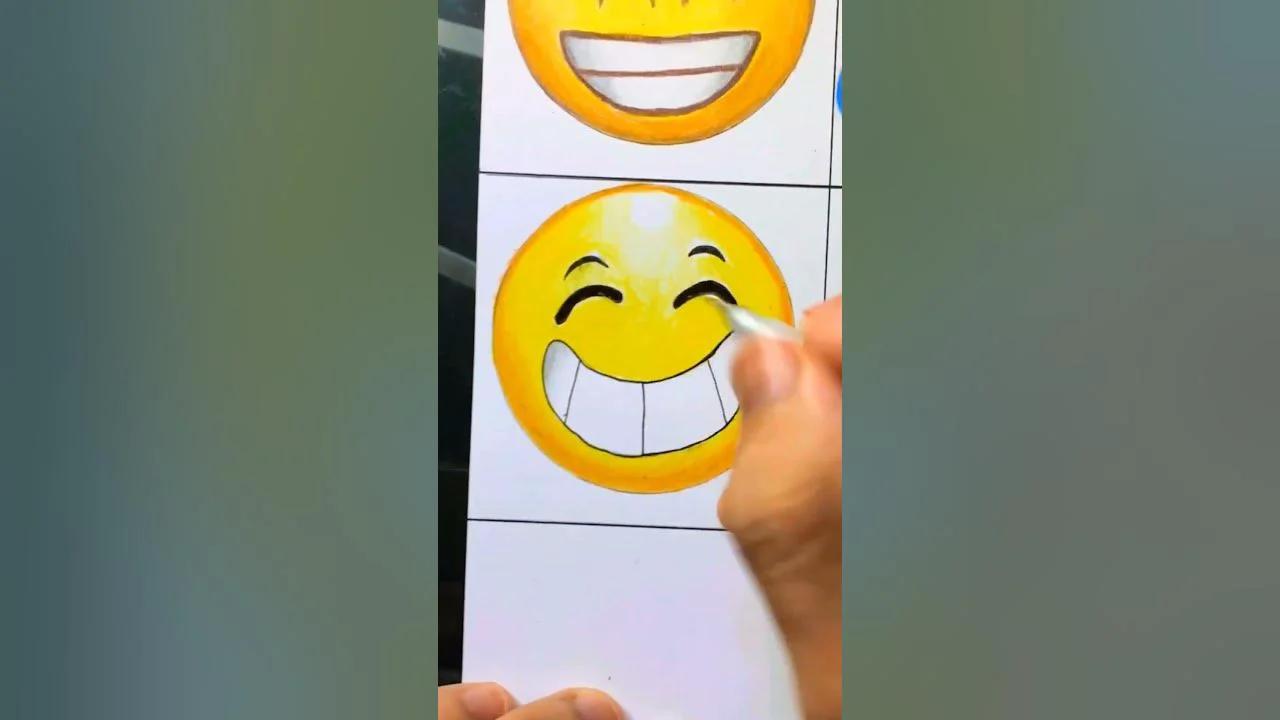 Drawing Samsung Smile Emoji