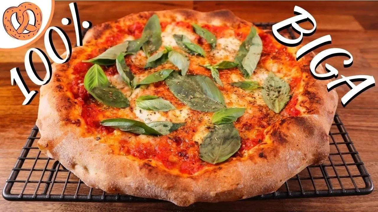 How to Make a 100% Biga Pizza | Perfect Handmade Slow Fermented Pizza ...