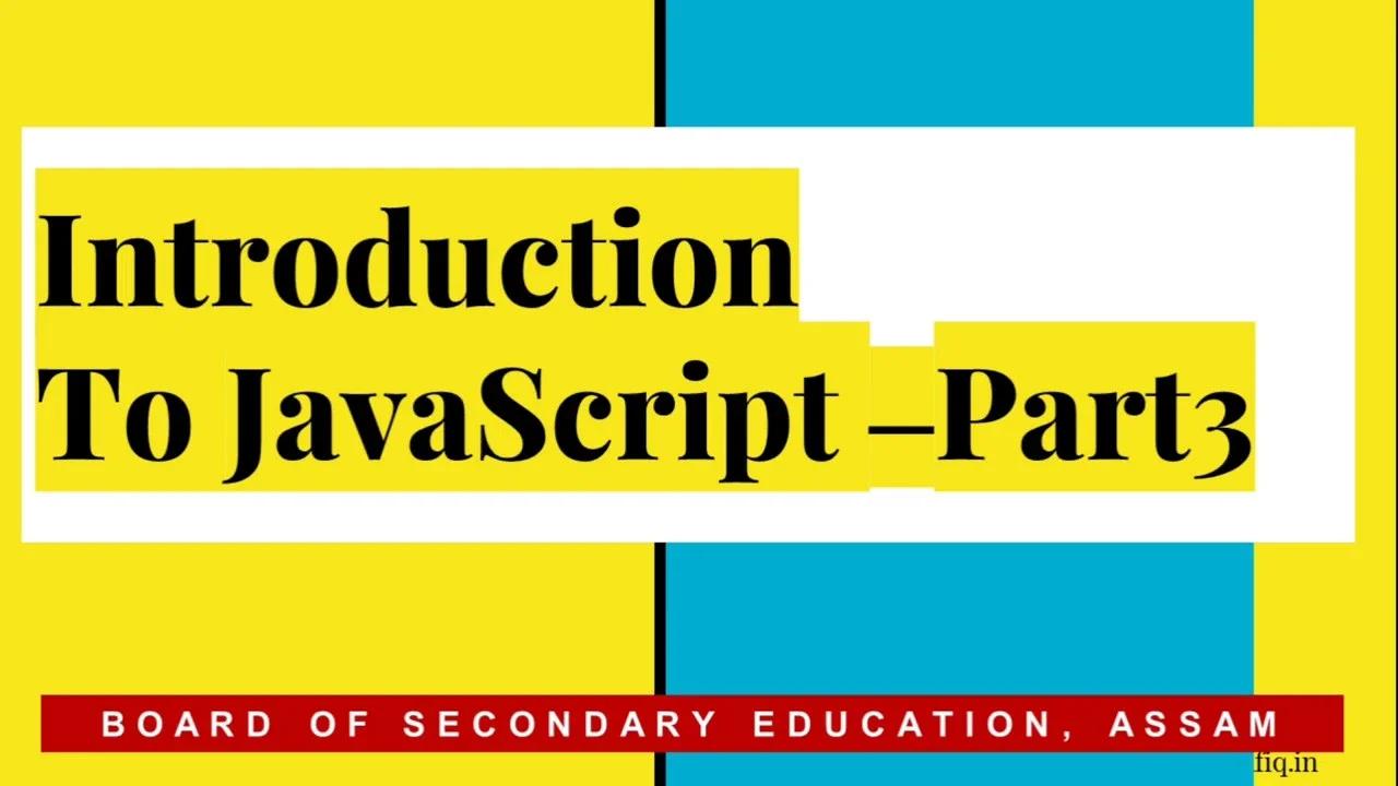 If Statement In Javascript Class X Computer Science 8467