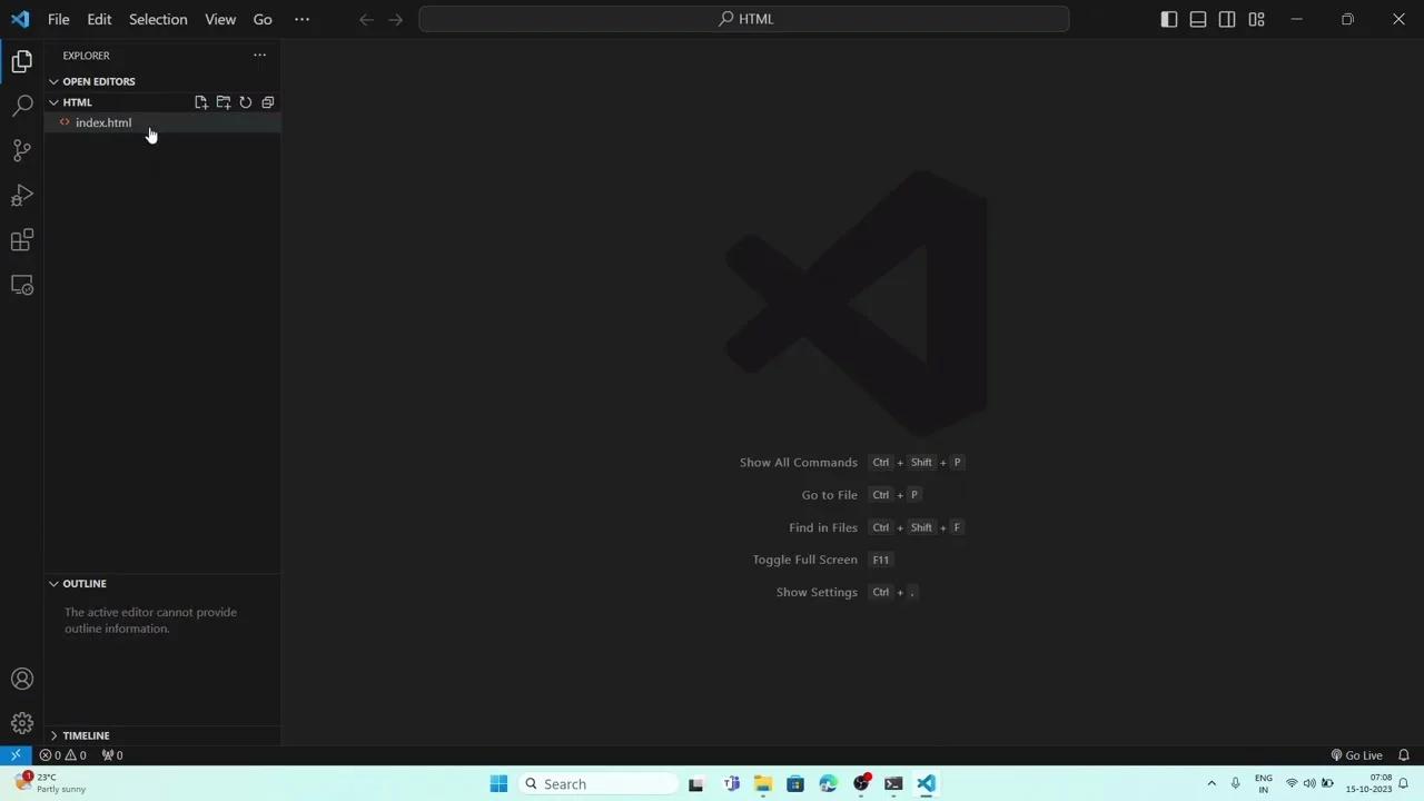 How to view live HTML pages in VS Code