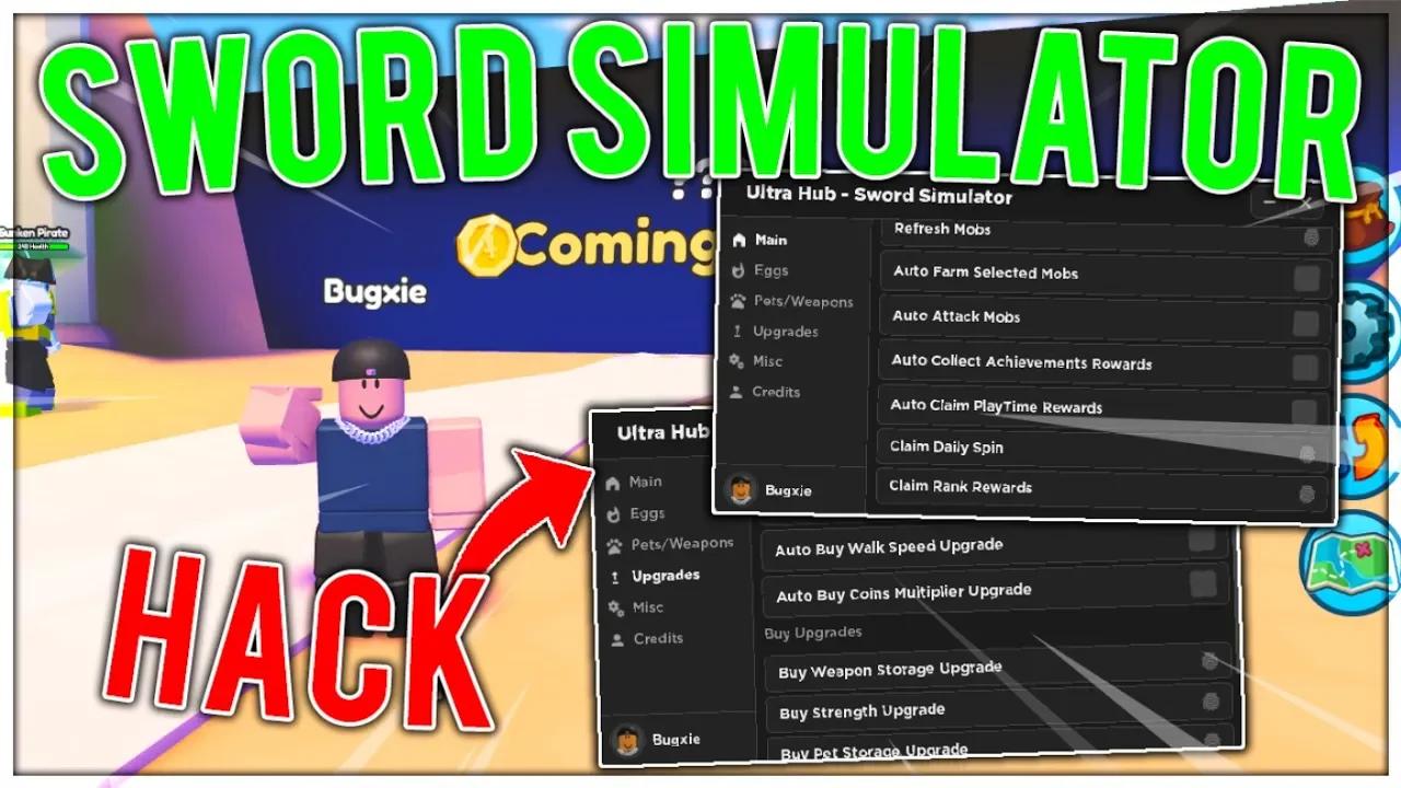[UPDATED] Sword Simulator ROBLOX | HACK / SCRIPT GUI | INF COINS, AUTO ...