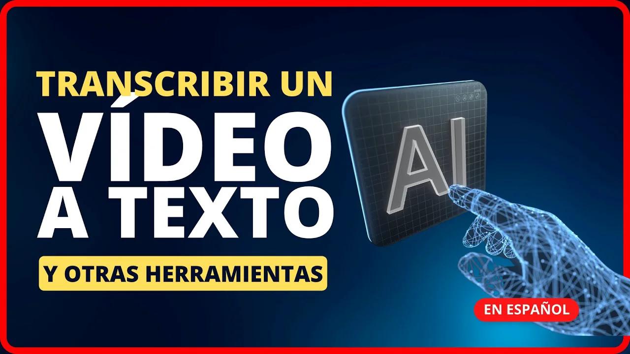 Cómo TRANSCRIBIR un VÍDEO de youtube a TEXTO