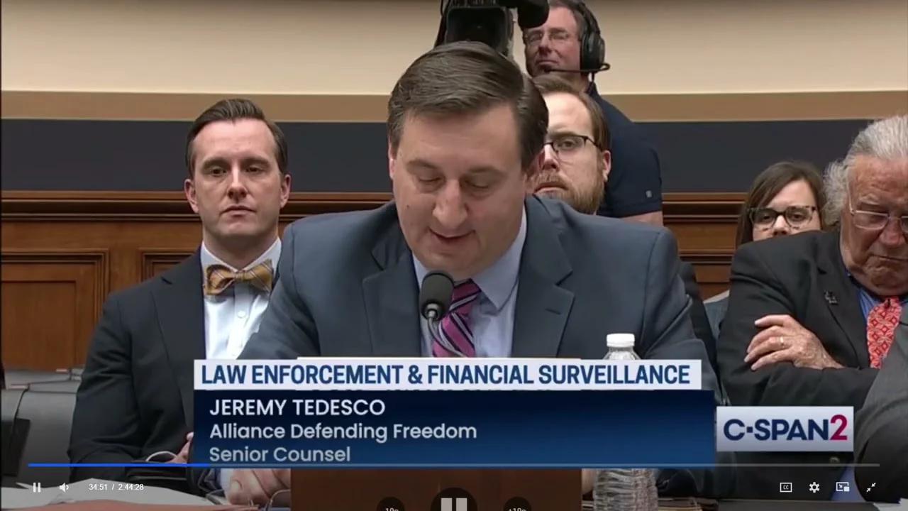 Jeremy Tedesco: Weaponization of the Federal Government Against ...